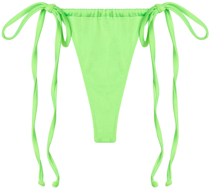 Neon Green G-String Thong Ruched – DOLL Swimwear