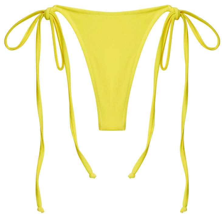 Neon Yellow G-String Thong Bottom – DOLL Swimwear